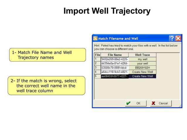import data to model | PPT