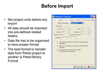 import data to model | PPT