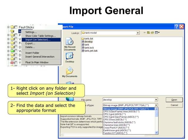 import data to model | PPT