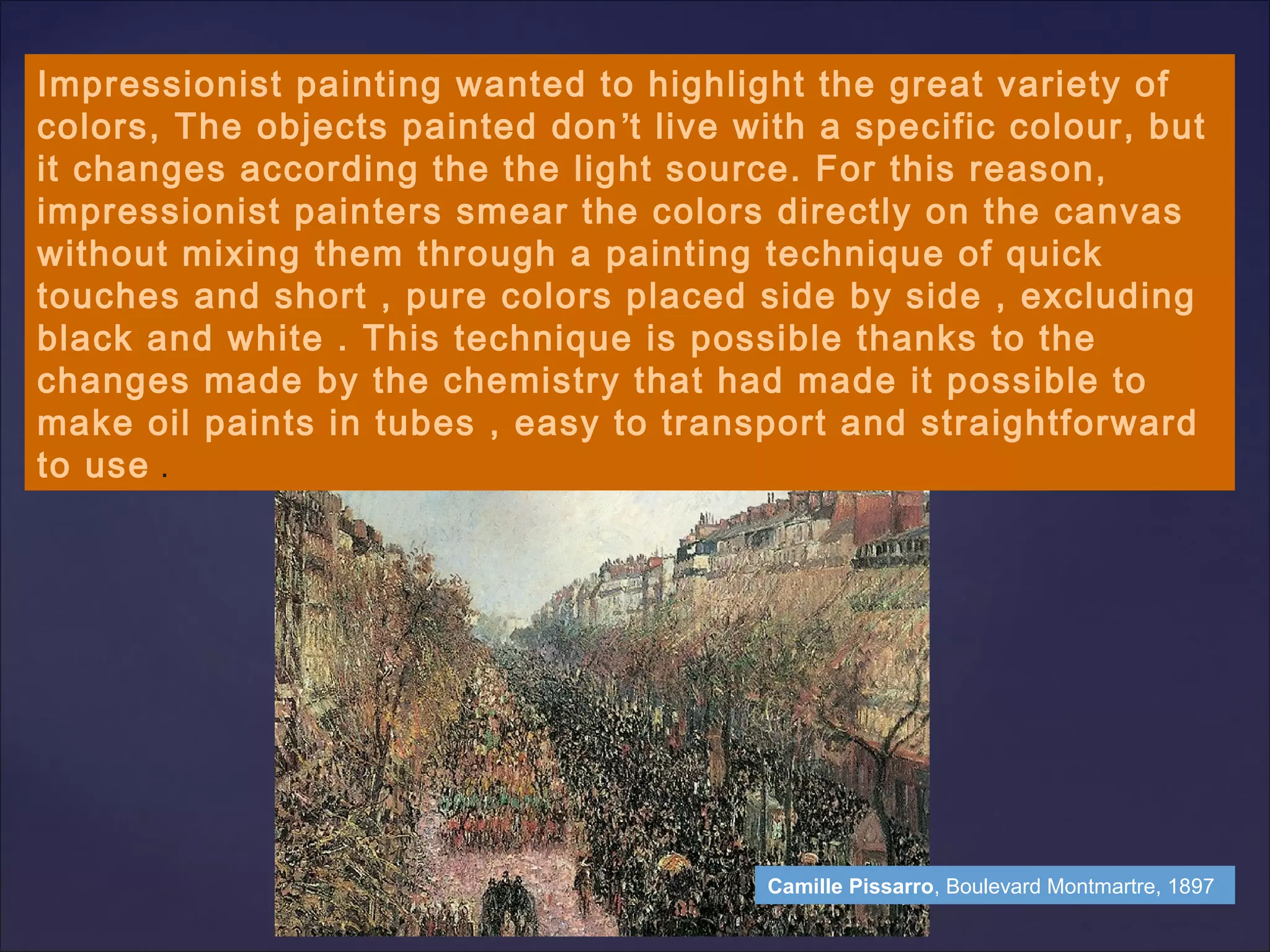 Impressionism | PPT | Painting | Arts and Crafts