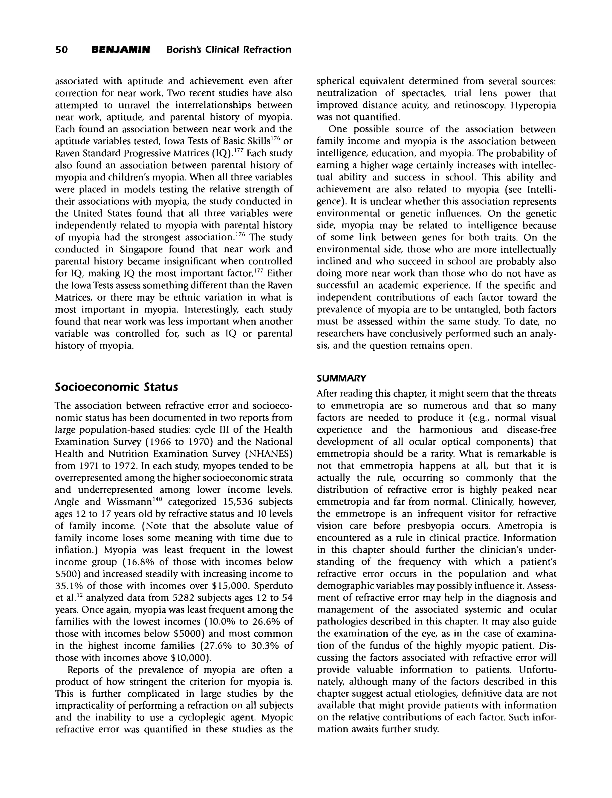 incidence and distribution of refractive anomalies | PDF