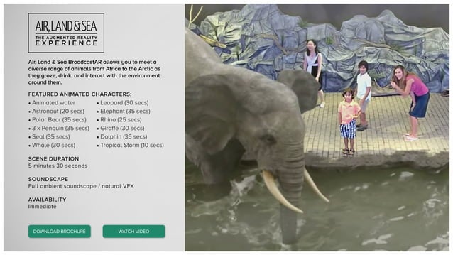 INDE Broadcast AR - Large Screen Augmented Reality System | PPT