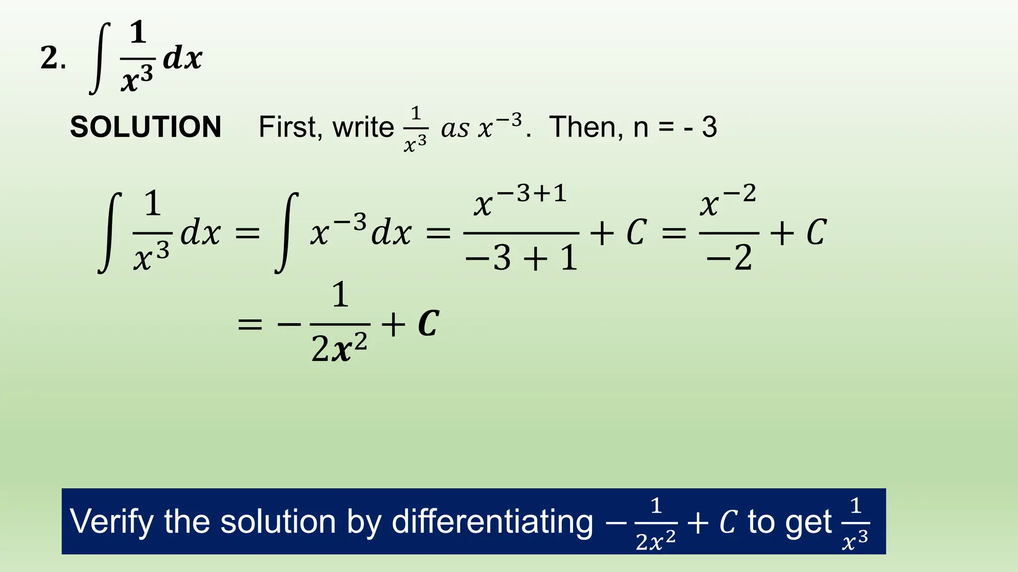 2 Indefinte Integral.pptx | Free Download