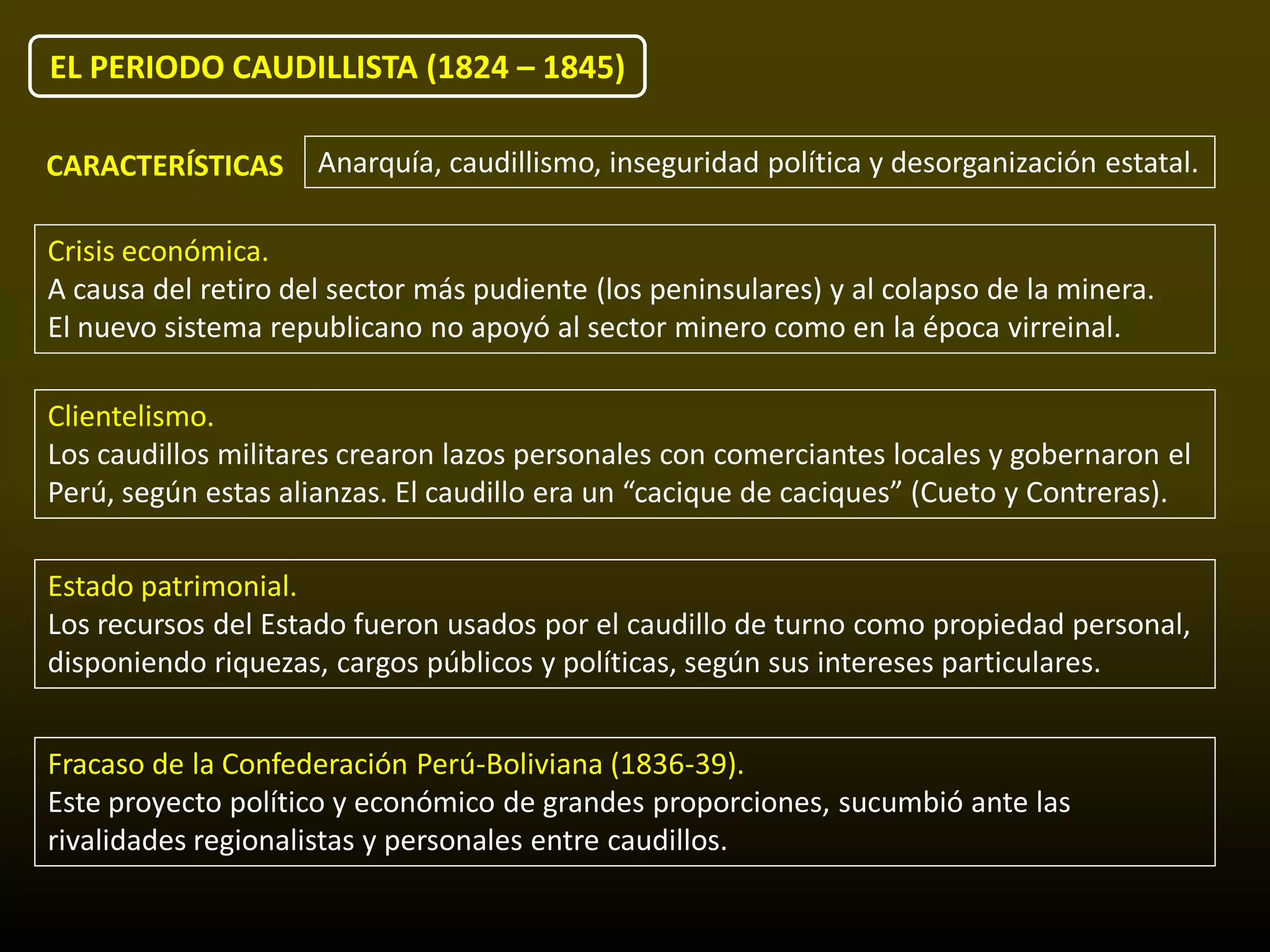 INDEPENDENCIA DEL PERÚ Y PRIMER MILITARISMO | PDF
