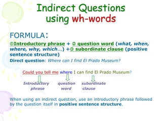 2ª indirect questions | PPTX