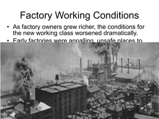 The Gilded Age Factories
