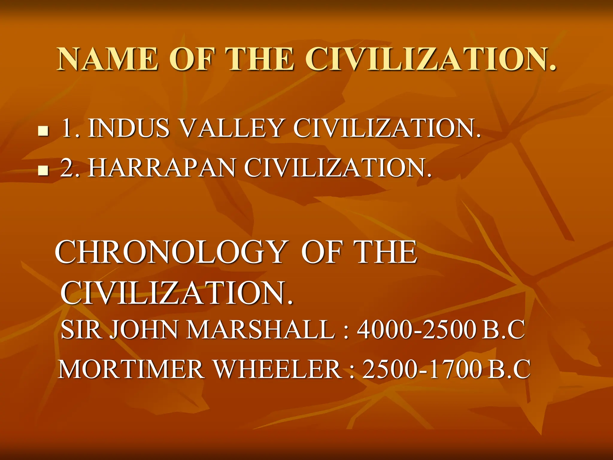 2) INDUS VALLEY civilization or harappan time | PDF