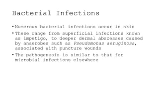 skin and breast pathology; INFECTIOUS DERMATOSES | PPT