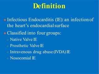 2) Infective endocarditis .pptx