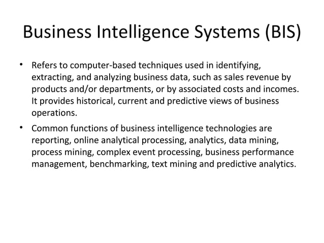 2 information system in business | PPT