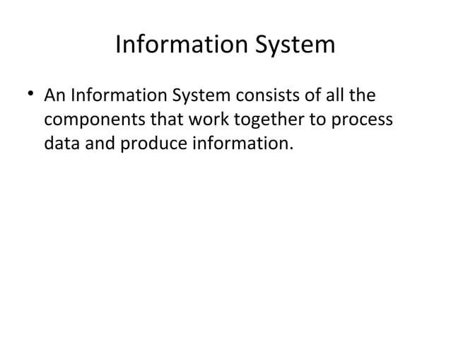 2 information system in business | PPT