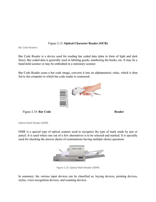 Input and Output Content of the computer .docx