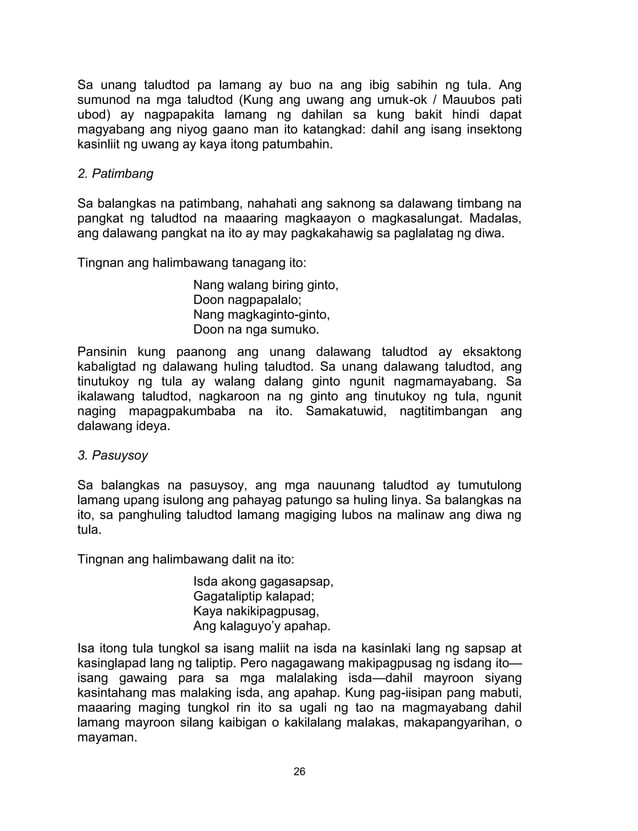 Panimula Grade 8 | PDF