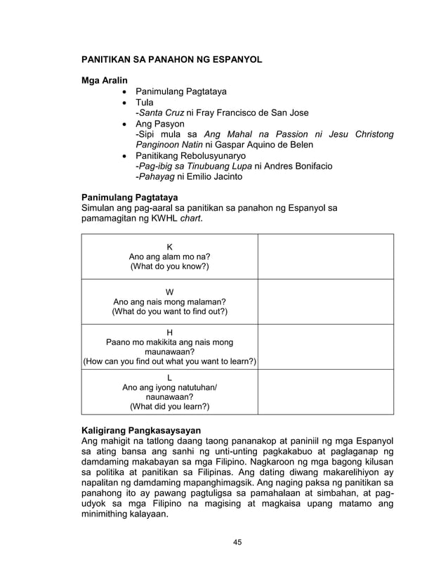 Panimula Grade 8 | PDF