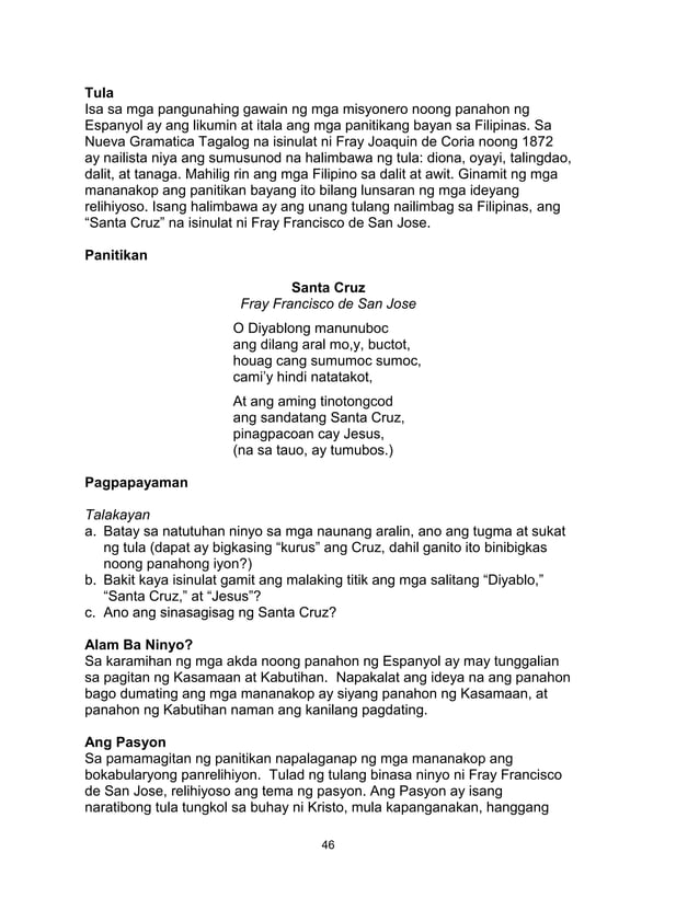 Panimula Grade 8 | PDF