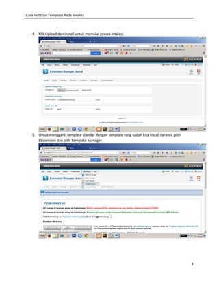 2 instalasi template_joomla | PDF