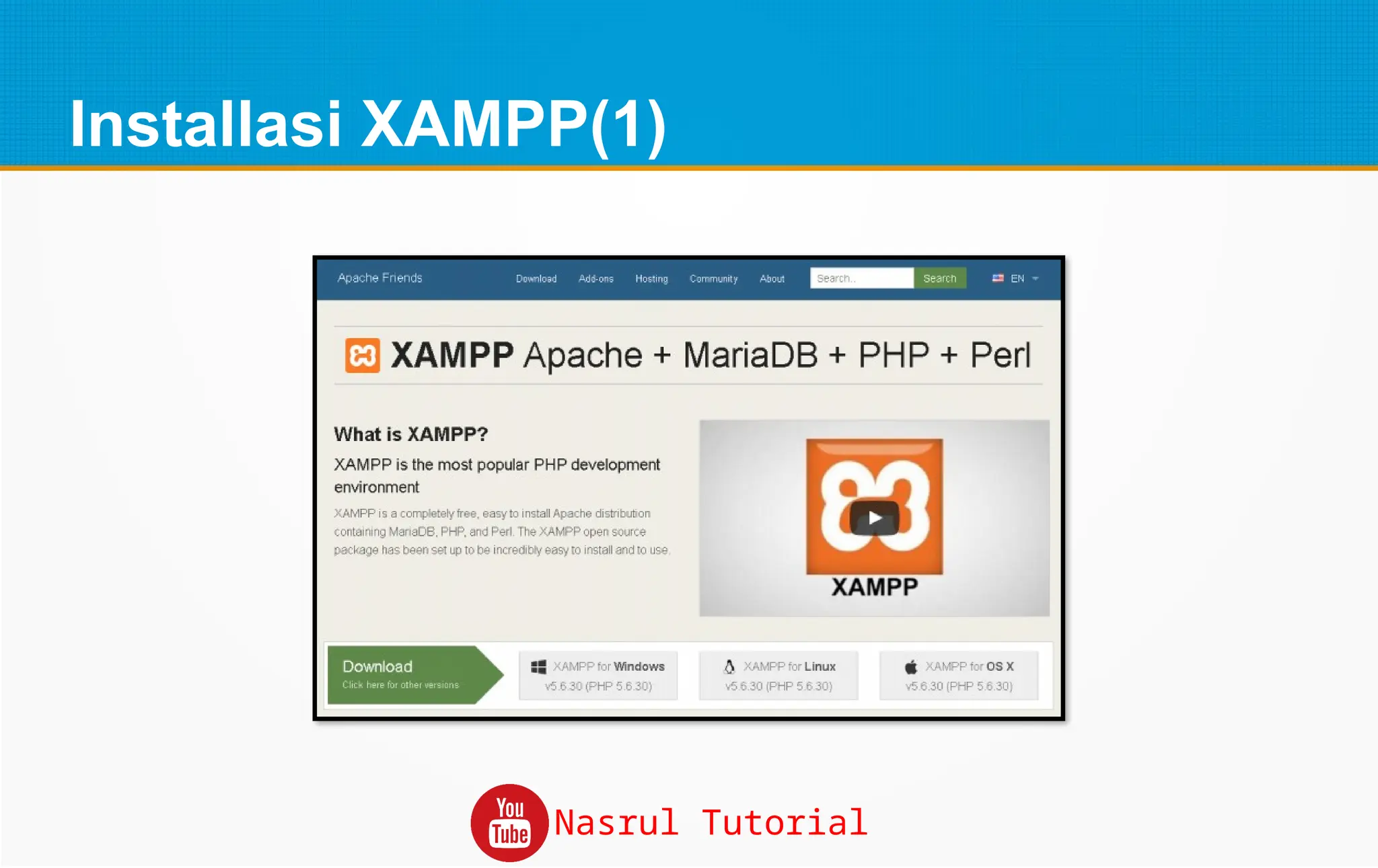 materi installasi xampp untuk pemula awal programmer | PPTX