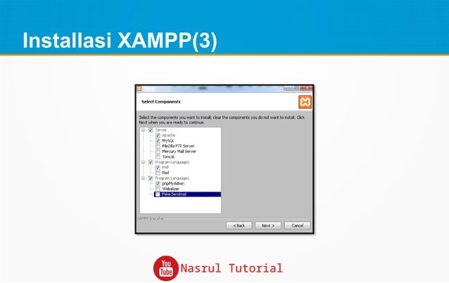 materi installasi xampp untuk pemula awal programmer | PPT