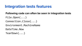 #2 integration + ui tests | PPTX | Browsers | Computer Software and ...