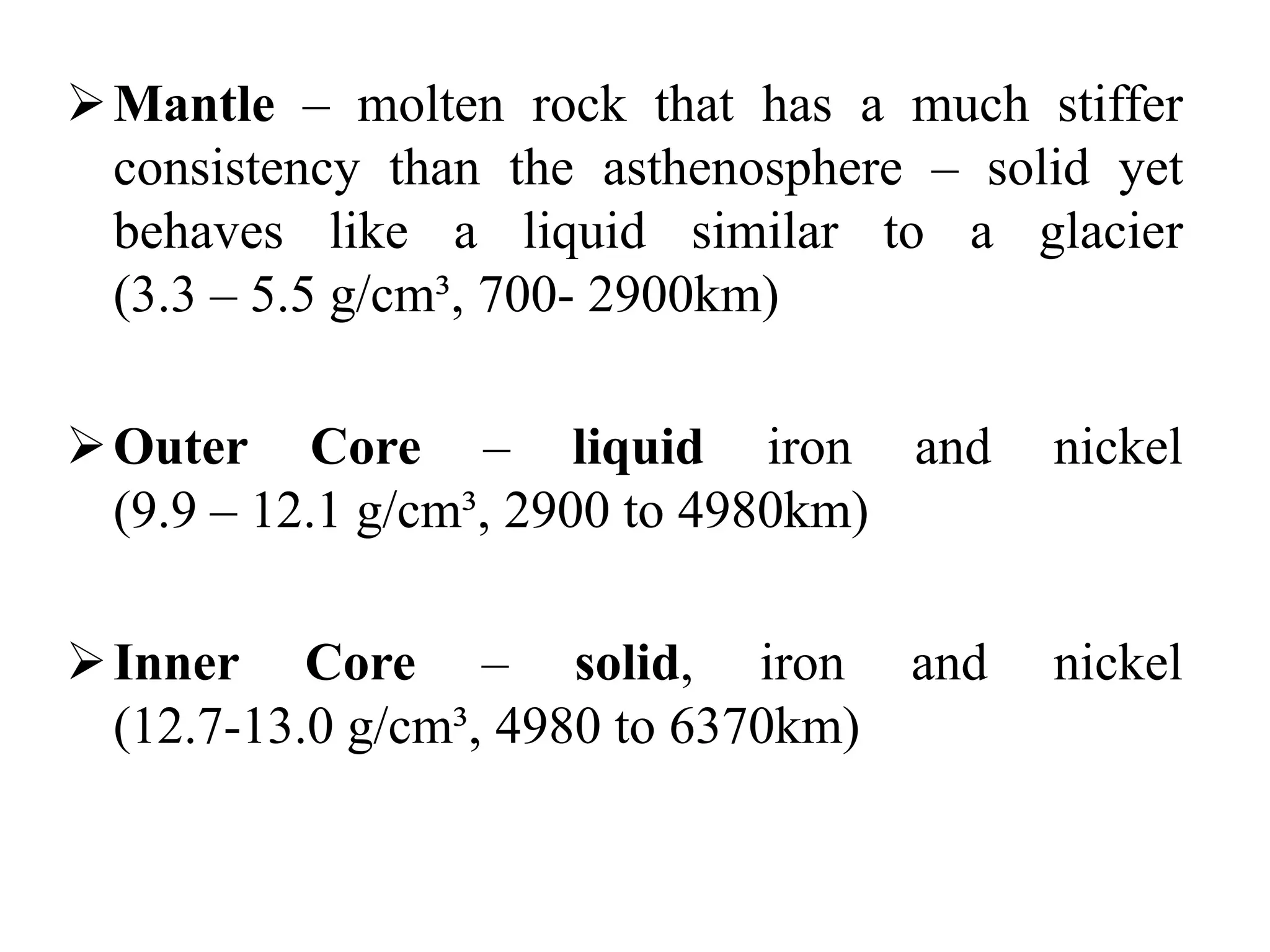 Internal structure of the Earth | PPT