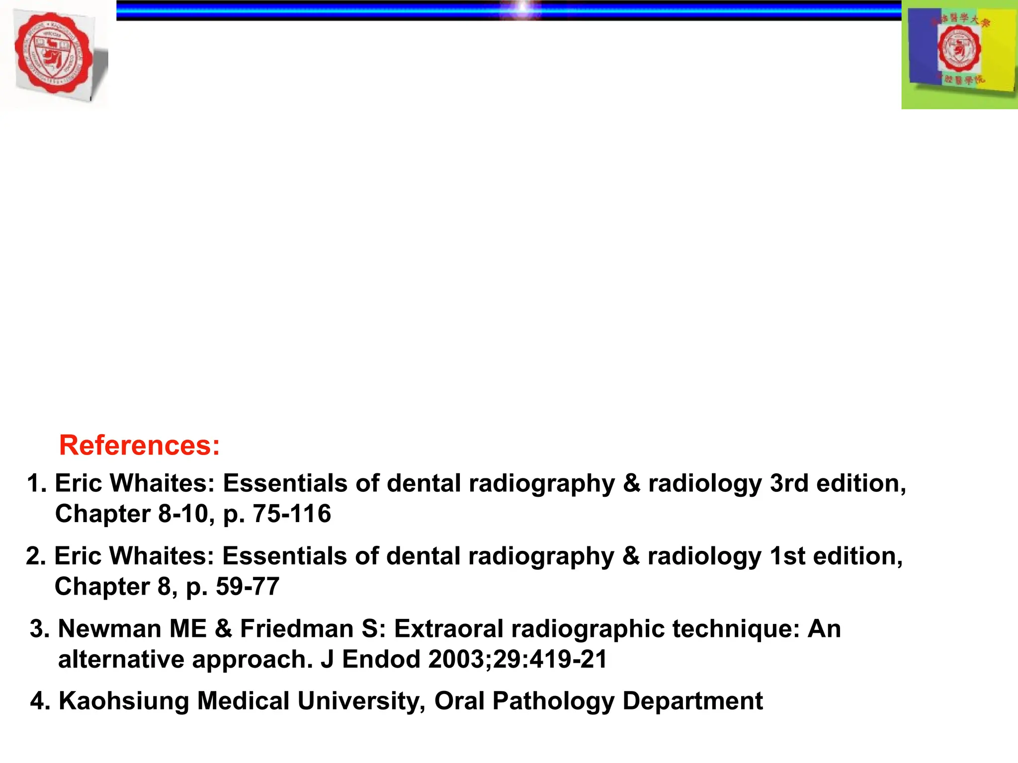 intraoral radiography of jaw in dentistry.ppt
