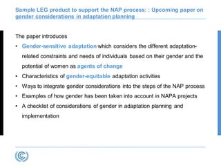 Introducing the National Adaptation Plans technical guidelines from the ...