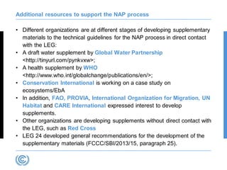 Introducing the National Adaptation Plans technical guidelines from the ...