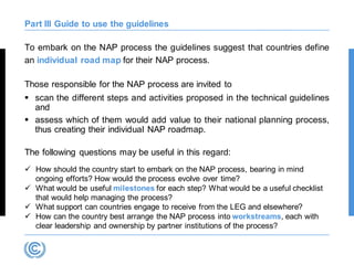 Introducing the National Adaptation Plans technical guidelines from the ...