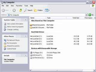 Introduction to My Computer | PPT