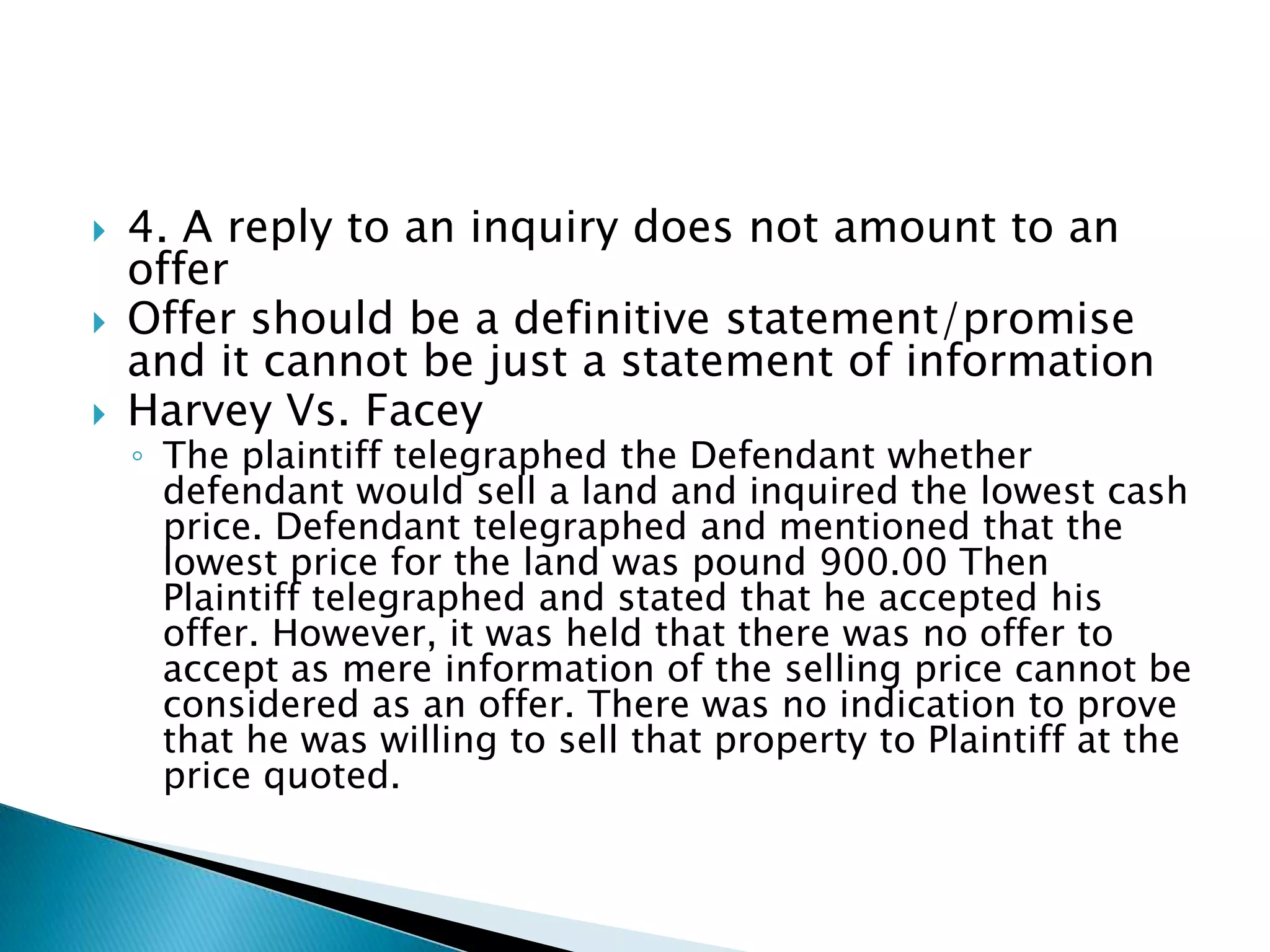 Introduction to contract law - offer by Maxwell ranasinghe | PPTX