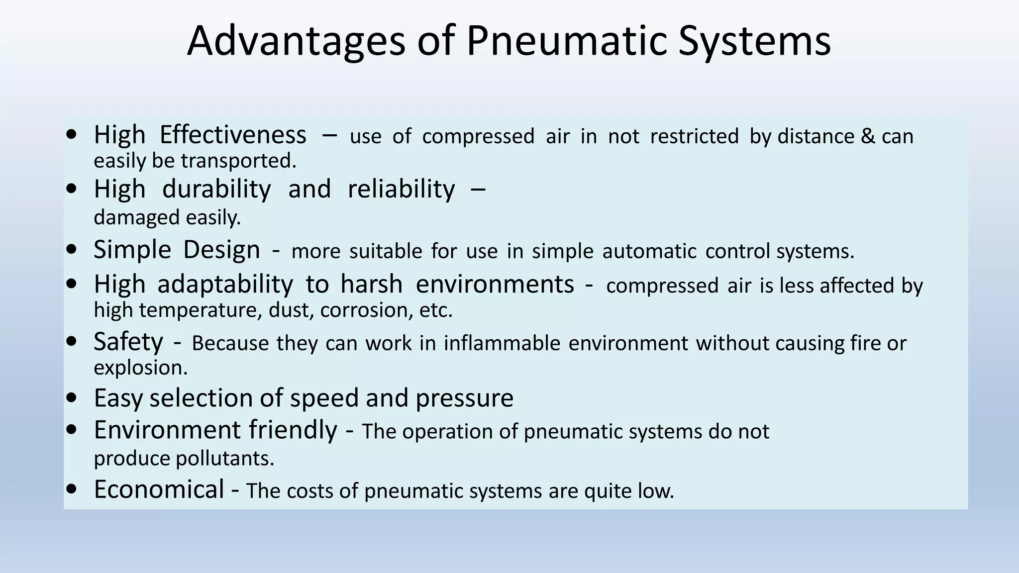 2 introduction to pneumatic systems | PPTX