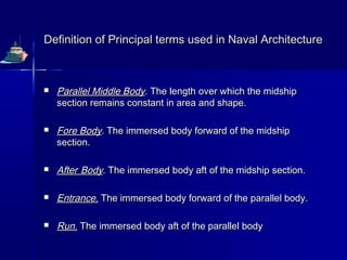 INTRODUCTION TO TERM USED IN NAVAL ARCHITECT | PPT
