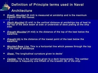 INTRODUCTION TO TERM USED IN NAVAL ARCHITECT | PPT