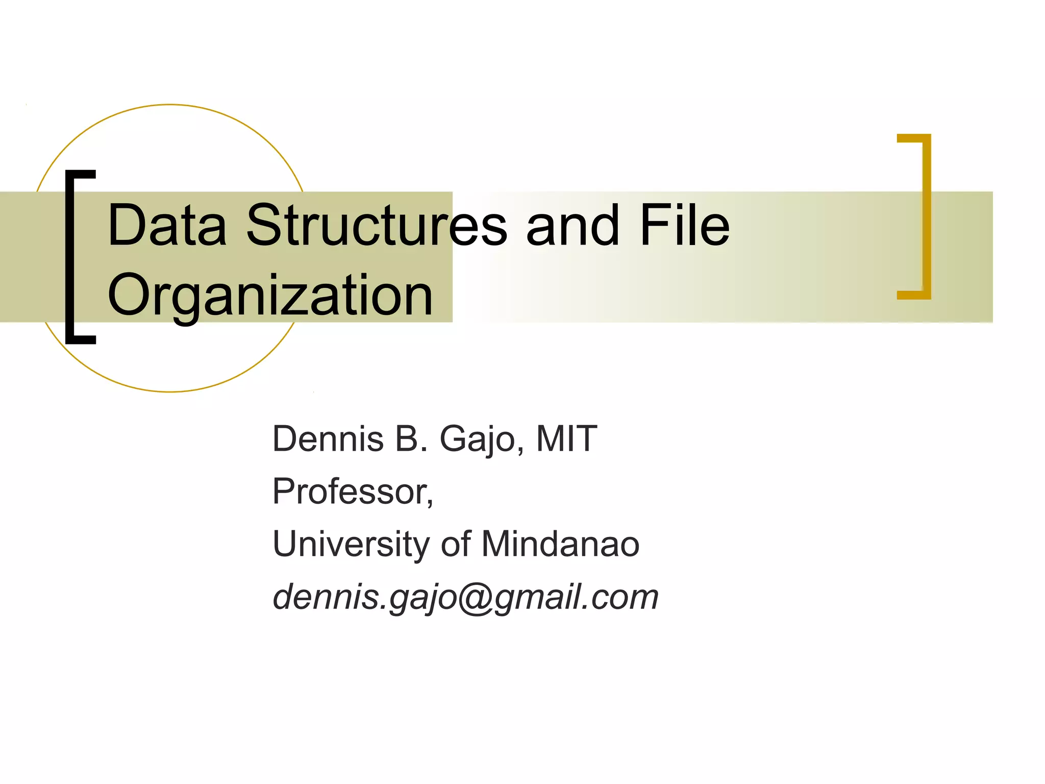 Introduction To Data Abstraction Ppt Programming Languages Computing
