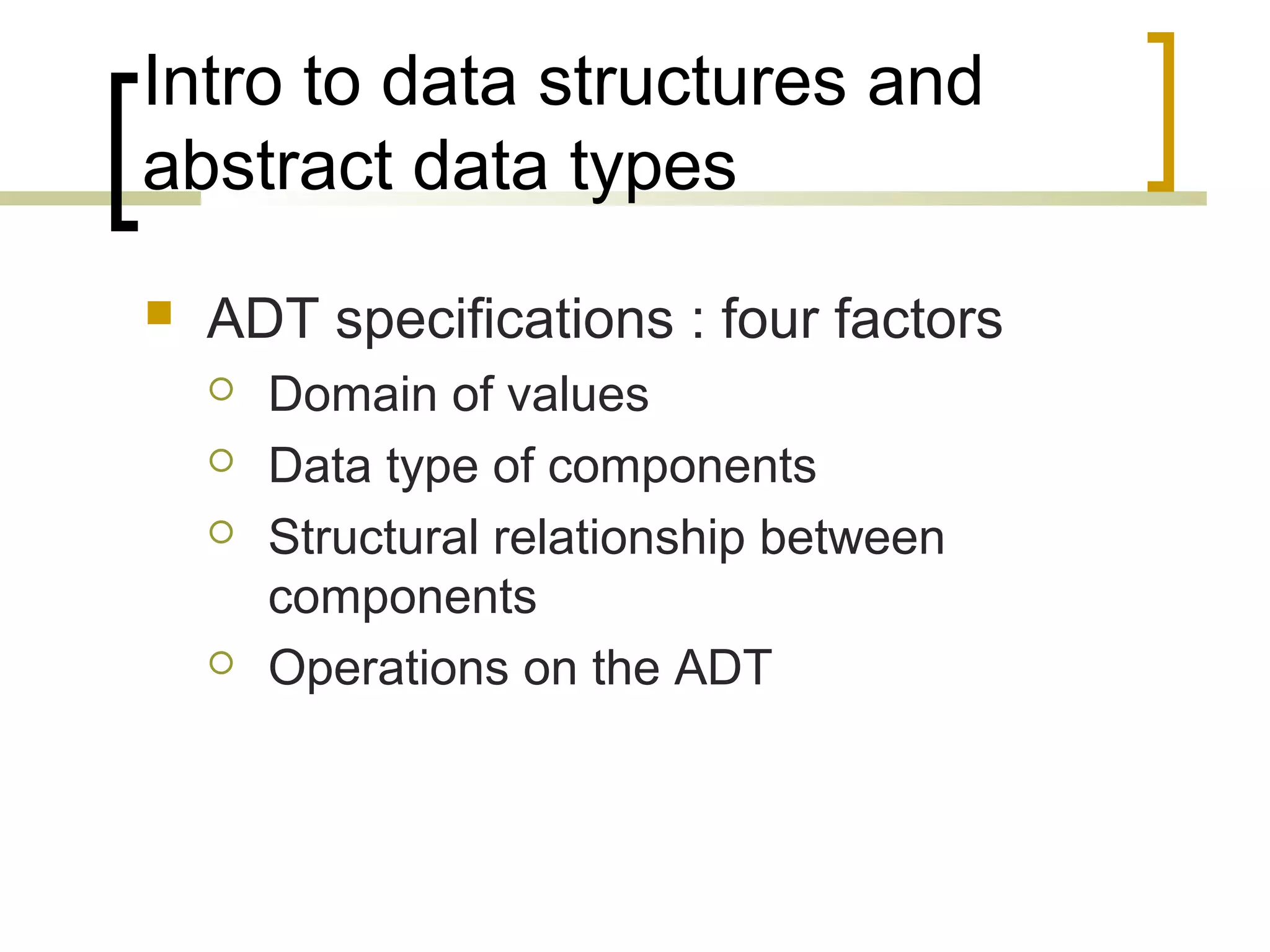 Introduction To Data Abstraction Ppt Programming Languages Computing 2542