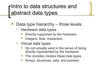 Introduction to Data Abstraction | PPT