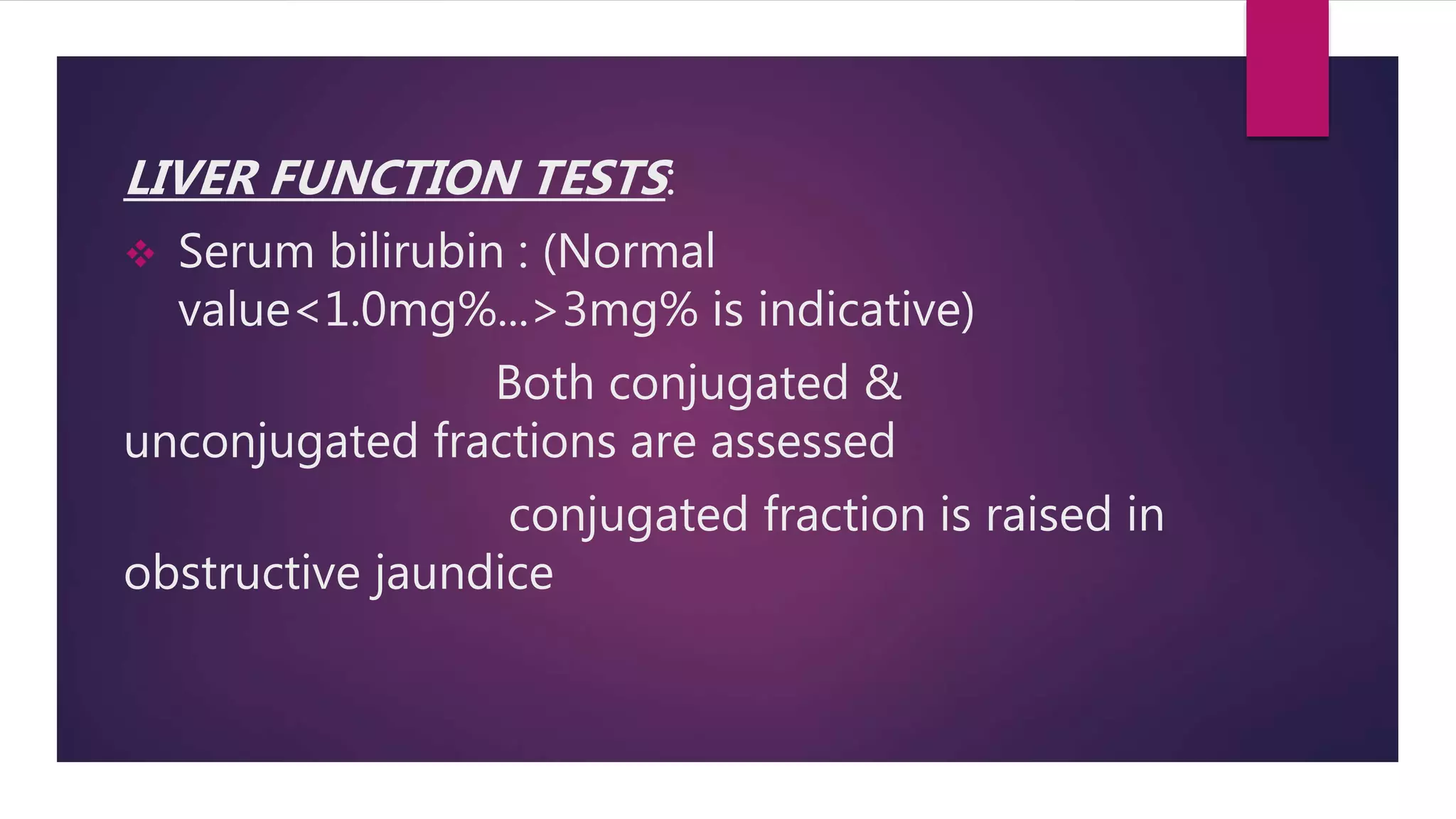 INVESTIGATIONS OF A PATIENT WITH OBSTRUCTIVE JAUNDICE -LETS GO | PPTX