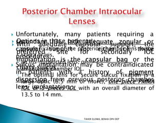 secondary IOL implantation | PPTX
