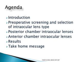 secondary IOL implantation | PPTX