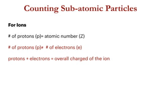 2+Ions+and+Isotopes Science Presentation | PDF