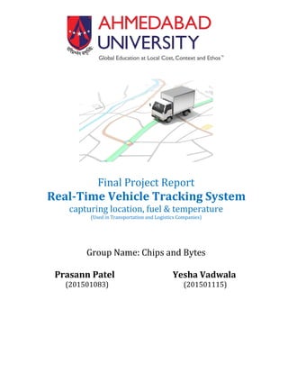Internet of Things: Vehicular Tracking System | PDF