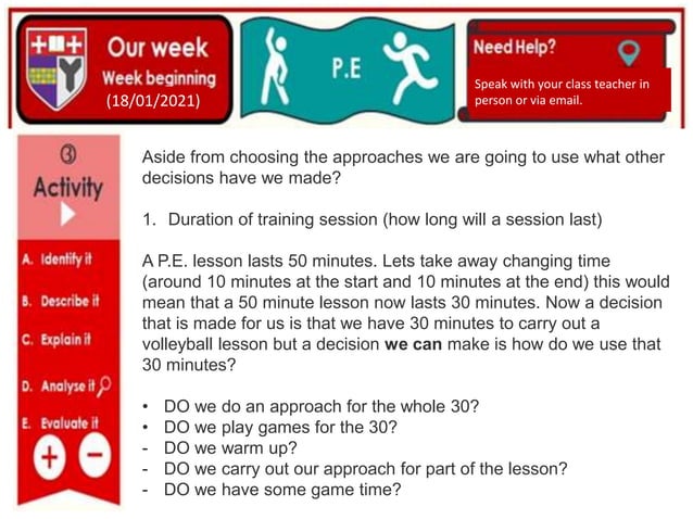 National 5 PE - Question 2i | PPTX | Educational Assessment | Education