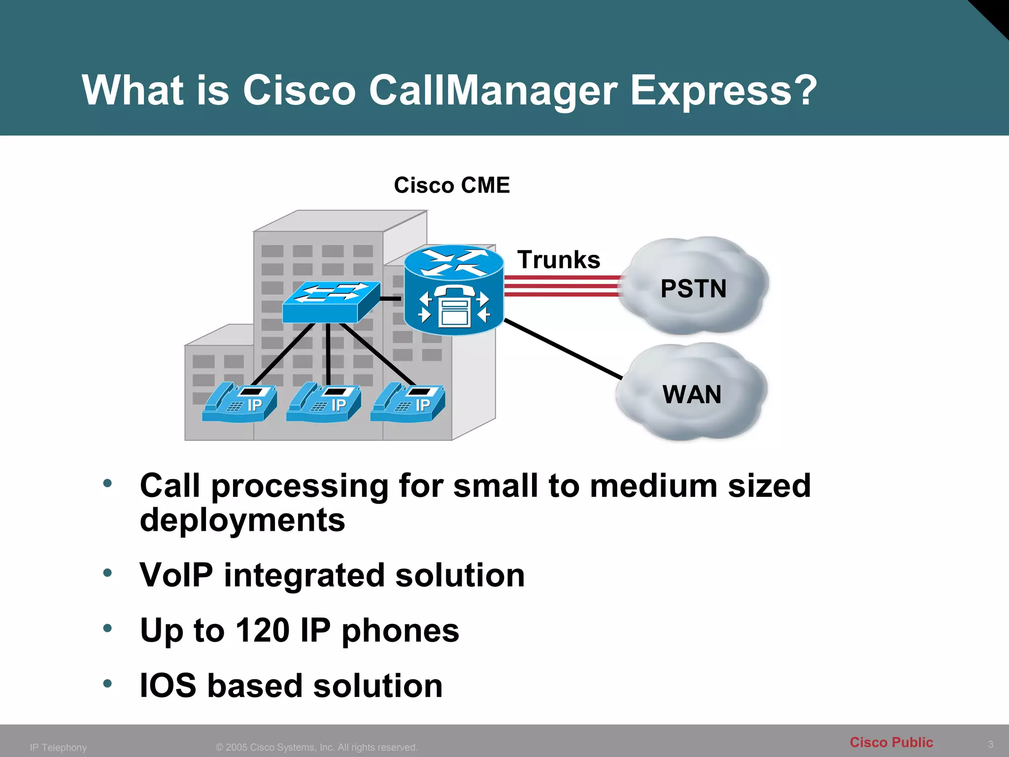 2+ipt+configuring cisco-cme | PPT | Computer Networking | Computing