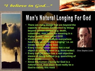 Is there a God? | PPT
