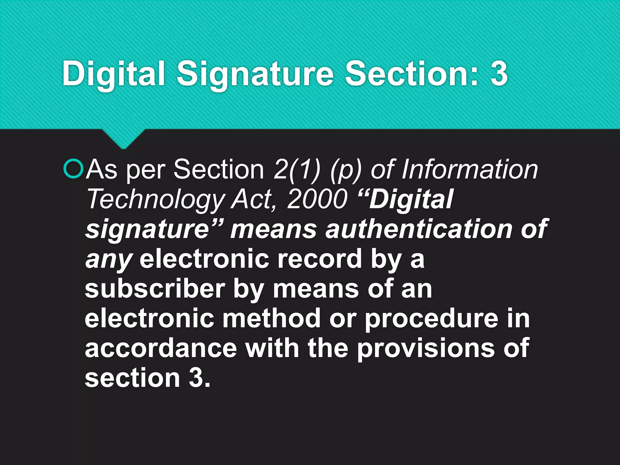 IT ACT, 2000 (Information Technology Act, 2000) | PPT