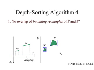 hidden surface removal in computer graphics | PPT