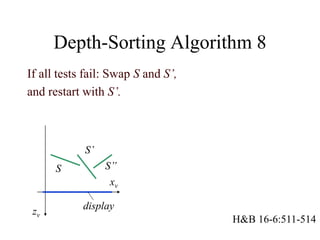 hidden surface removal in computer graphics | PPT