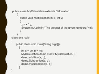 Java Inheritance | PPTX