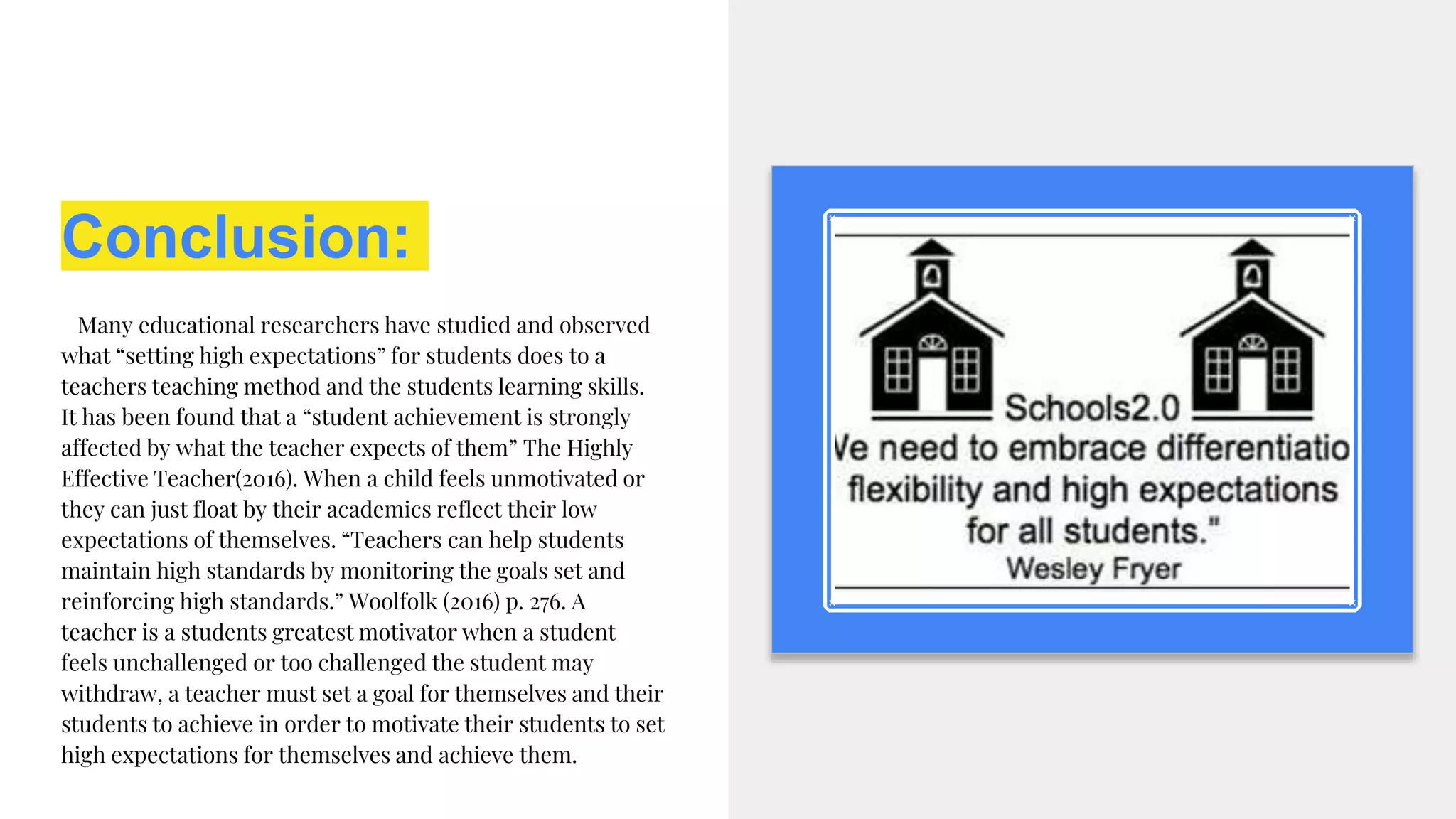 Setting high expectations | PPTX