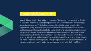 Setting high expectations | PPTX